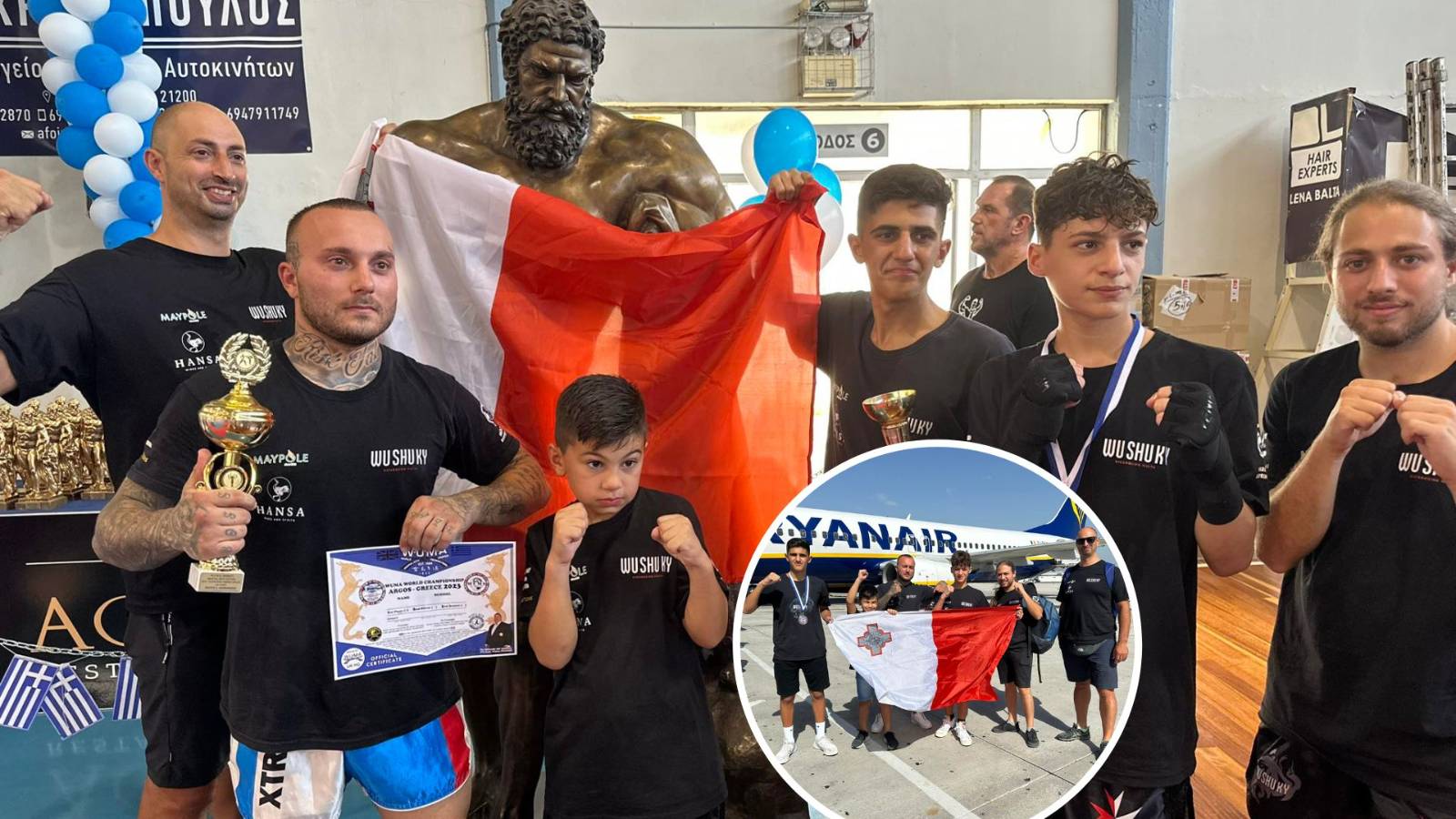 Tim Malti Tal-Kickboxing B'Diversi Rebħiet Waqt Il-World United Martial ...