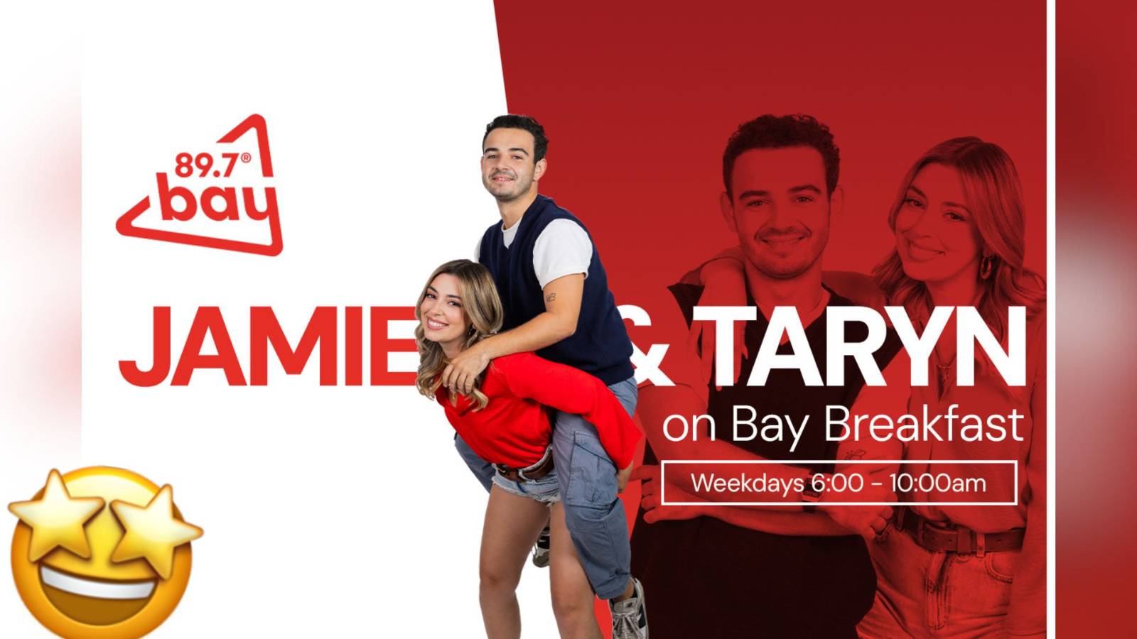 Jamie U Taryn Bi Programm Ġdid Fuq 89.7 Bay Minn Dalgħodu!