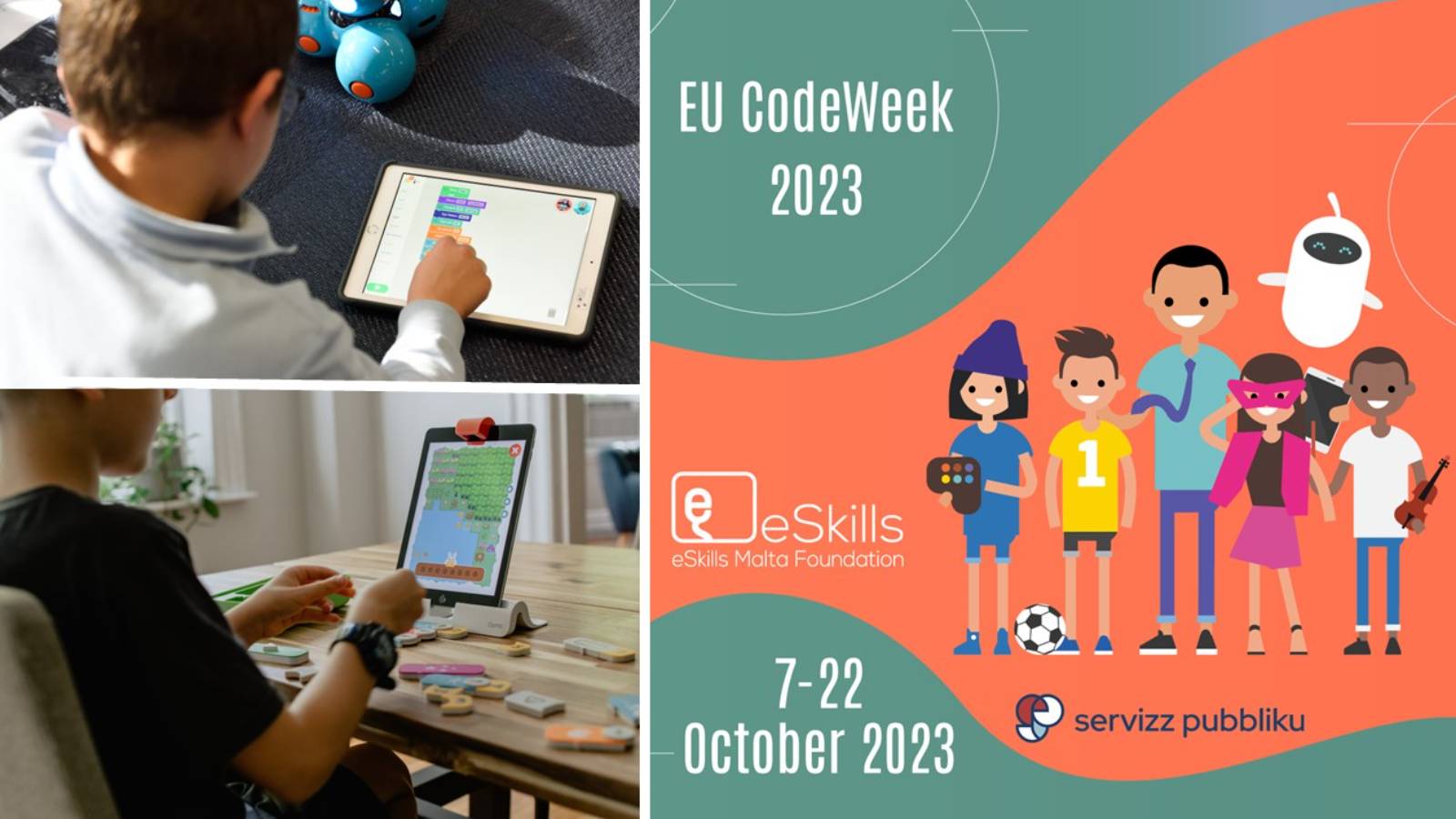 L-eSkills Malta Foundation Tniedi EU CodeWeek 2023