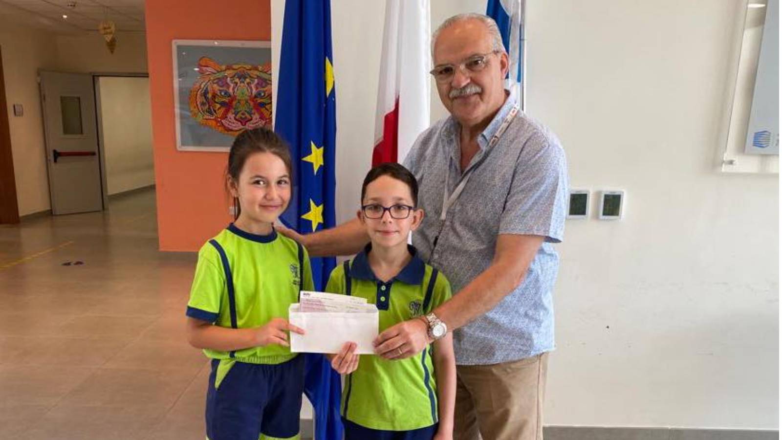 Il-Kulleġġ Ta’ Marija Reġina Qawra B’donazzjoni Ta’ €900 Lil Puttinu Cares